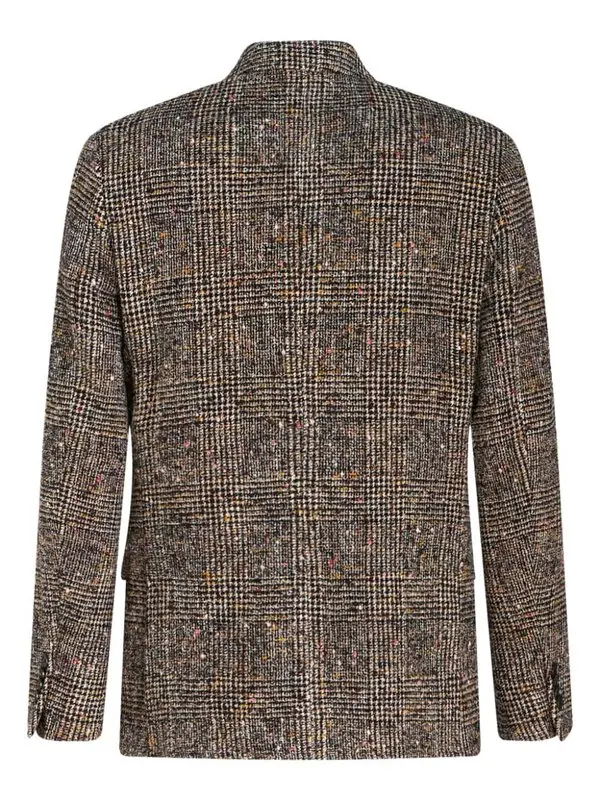 Etro Notched-lapels Check-pattern Blazer