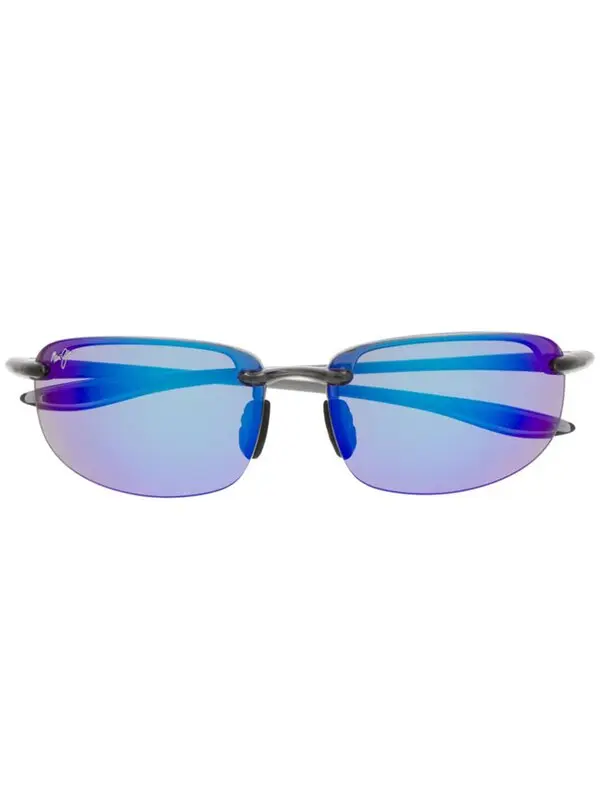 Maui Jim Oval Frame Sunglasses - Black