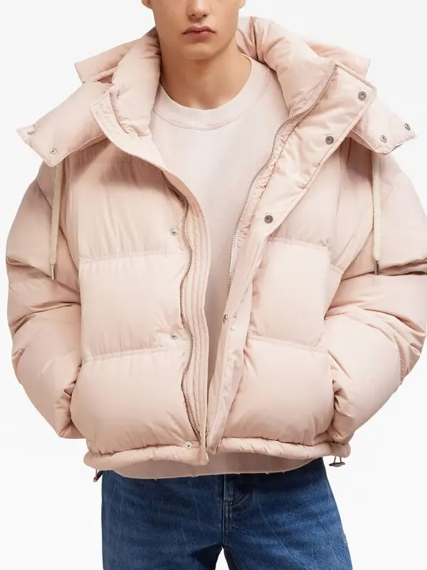 AMI Paris Logo-patch Padded Jacket