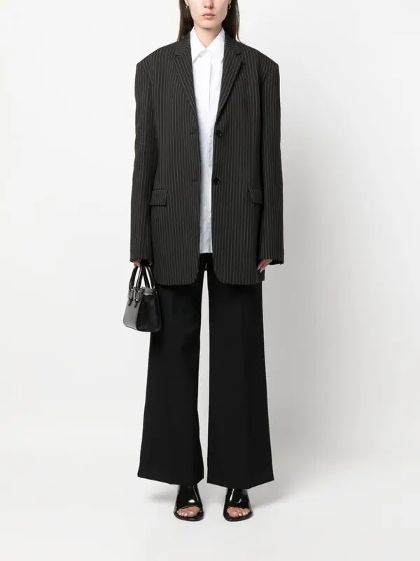 LANVIN Wide-leg Tailored Trousers - Black