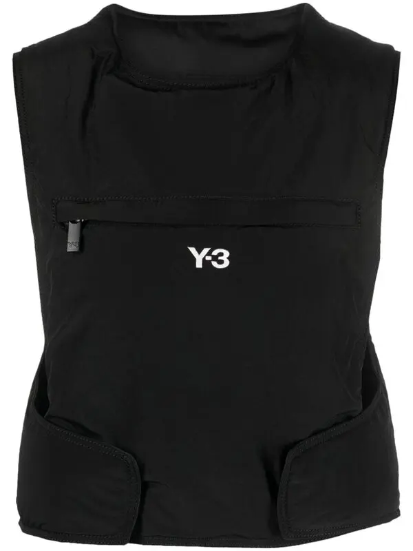Y3 Logo-embroidered Vest Bag