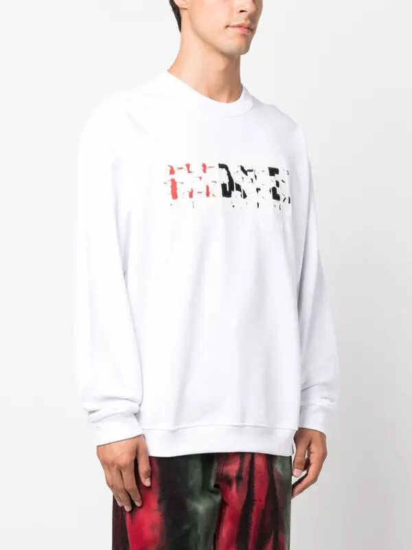 DIESEL® Logo-print Cotton Sweatshirt