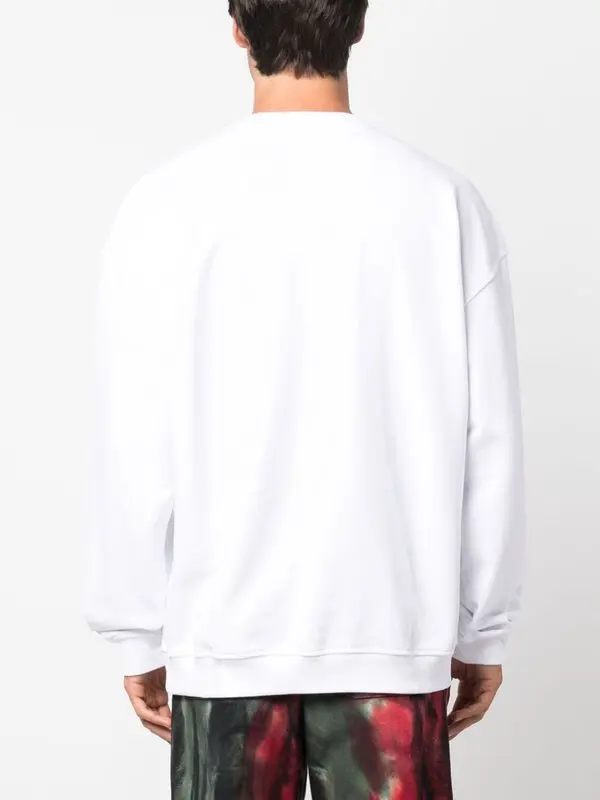 DIESEL® Logo-print Cotton Sweatshirt