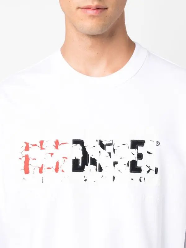DIESEL® Logo-print Cotton Sweatshirt