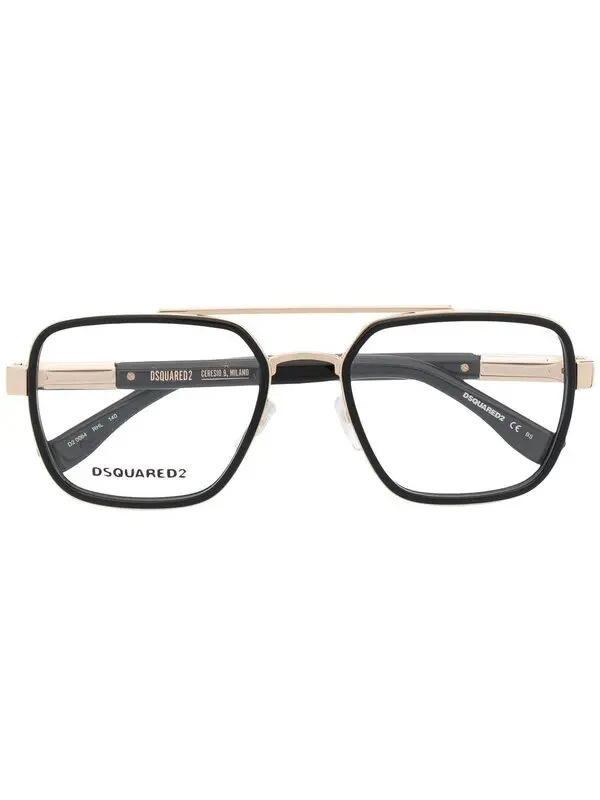 Dsquared2 Logo-embossed Eyeglasses - Black