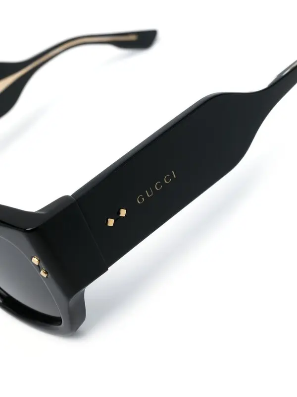 Gucci Square-frame Sunglasses - Black