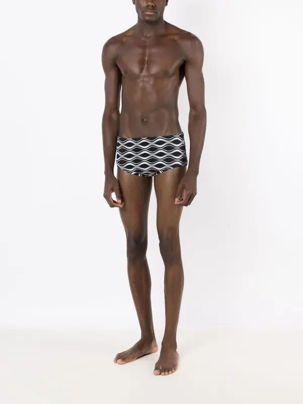 AMIR SLAMA Printed Swimming Trunks