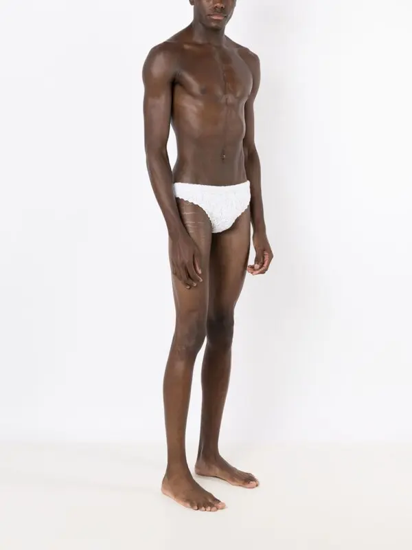 AMIR SLAMA Crochet-knit Trunks