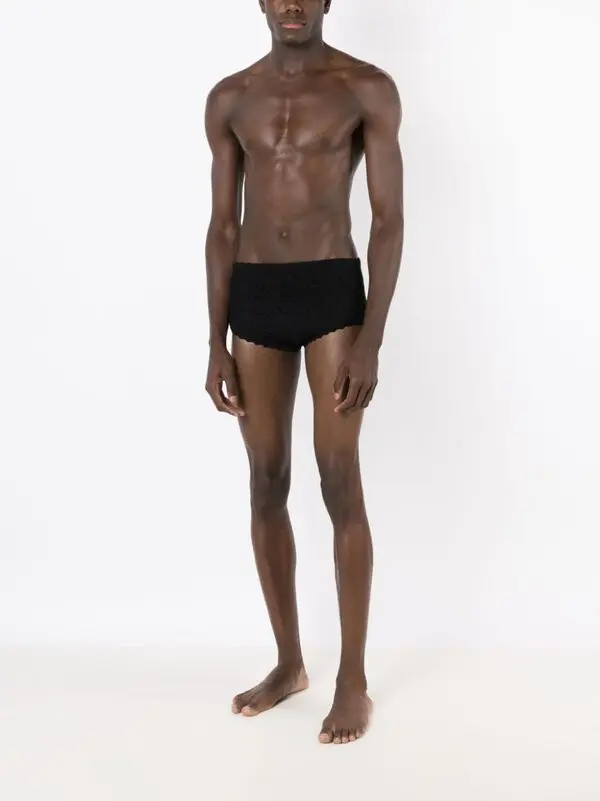AMIR SLAMA Crochet-knit Swimming Trunks