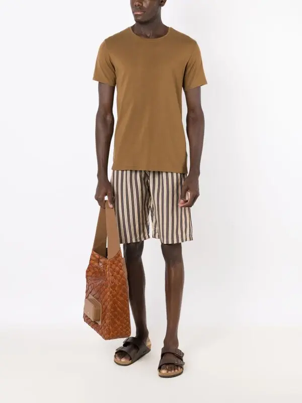 AMIR SLAMA Striped Elasticated-waist Shorts