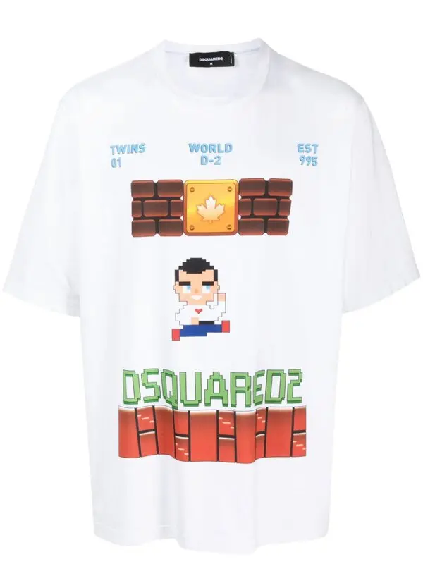 Dsquared2 Logo-print Cotton T-shirt - White