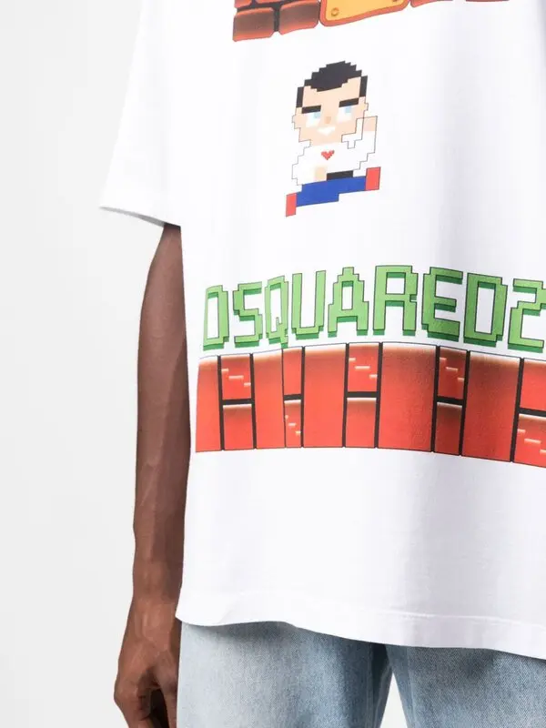 Dsquared2 Logo-print Cotton T-shirt - White