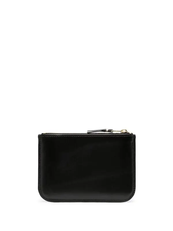 Comme Des Garçons Logo-stamp Leather Coin Purse