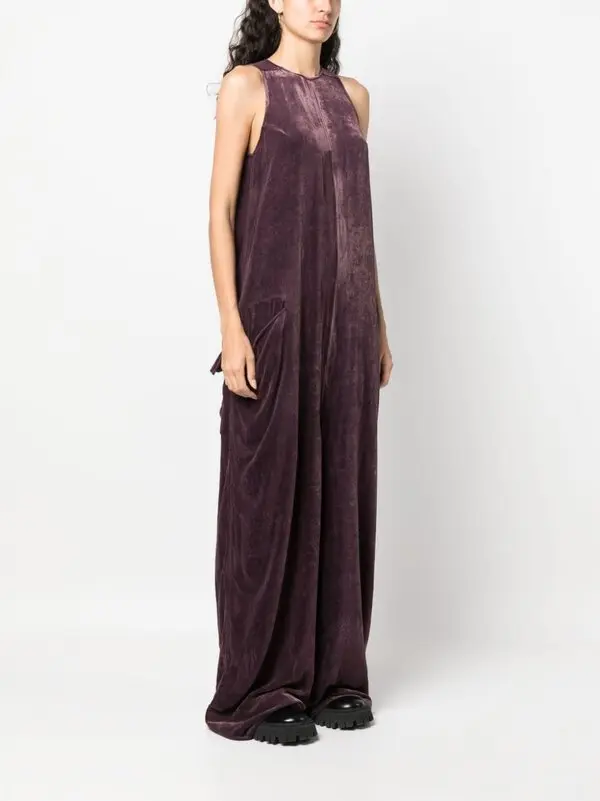 Rick Owens Walrus Velvet Jumpsuit
