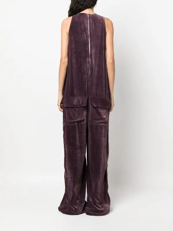 Rick Owens Walrus Velvet Jumpsuit