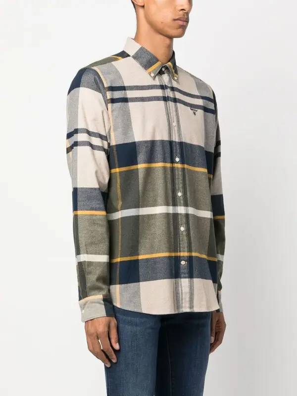 Barbour Plaid-check Pattern Shirt