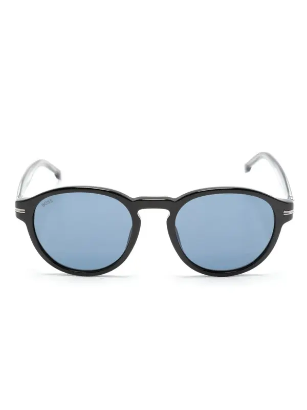 BOSS Round-frame Sunglasses - Black