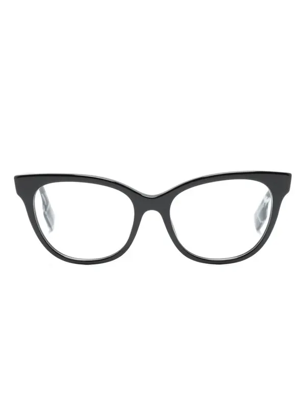 Burberry Evelyn Cat-eye Frame Glasses - Black
