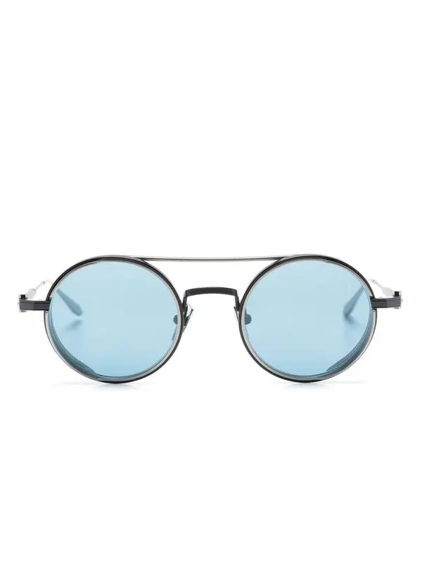 AKONI Eris Double-bridge Sunglasses - Blue