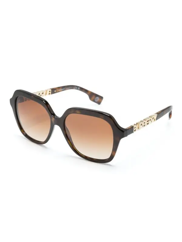 Burberry Tortoiseshell Oversized Sunglasses - Brown 