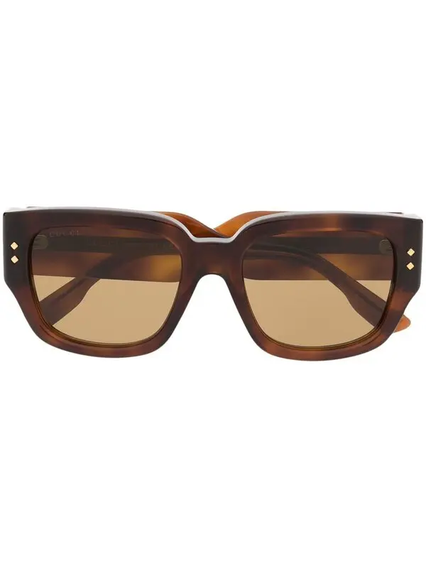 Gucci Tortoiseshell Sunglasses - Brown