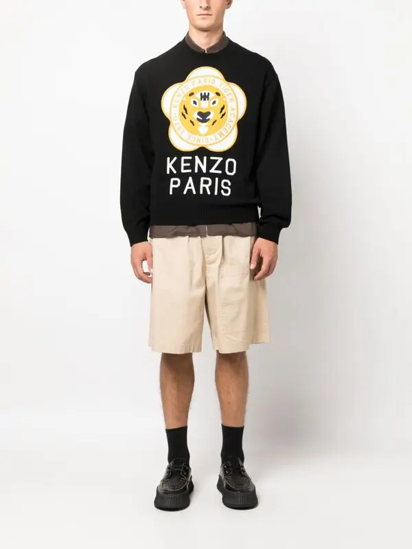 Kenzo Logo-patch Jumper - Black