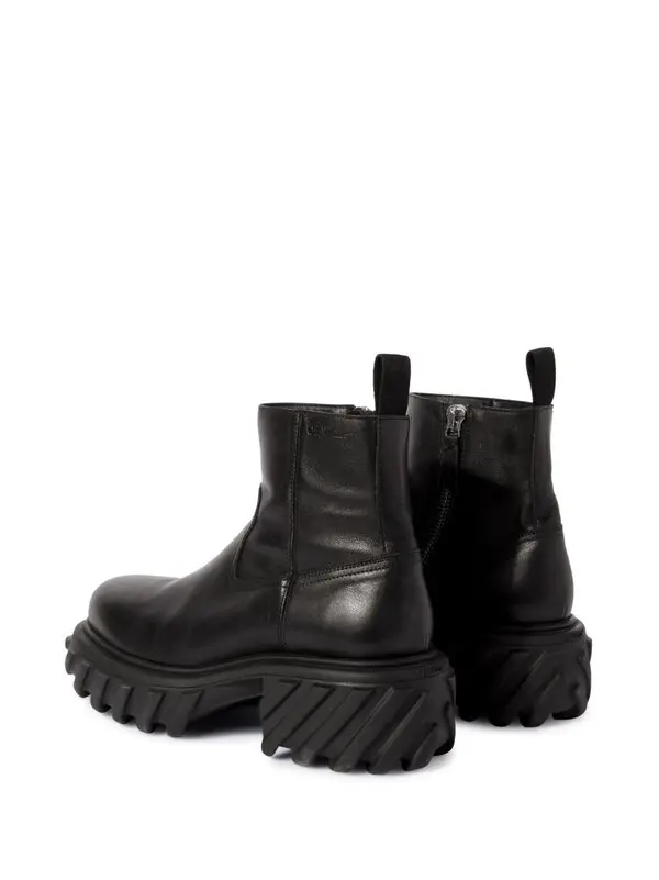 Off-White Exploration Motor Ankle Boots - Black