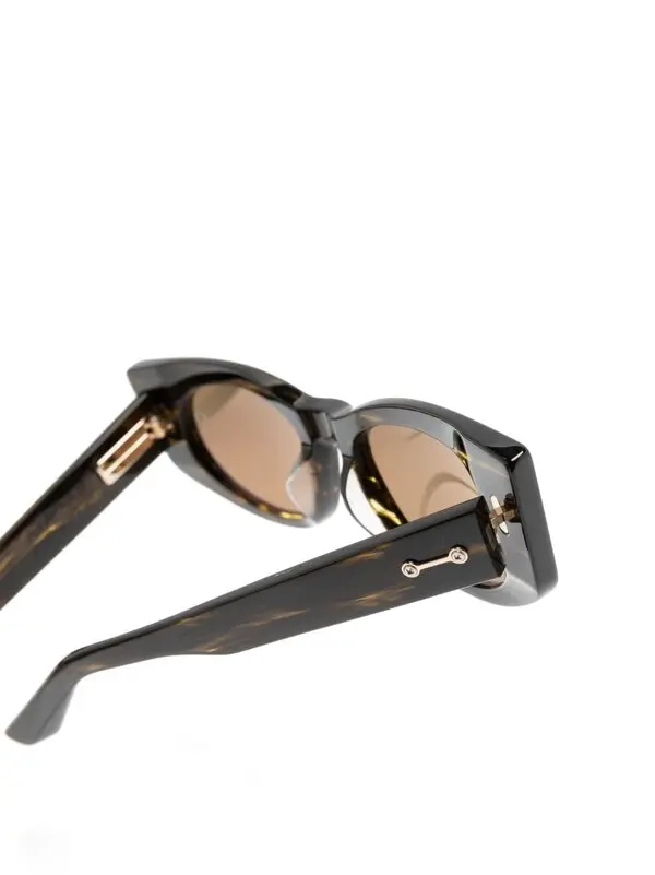 AKONI Aquila Oval-frame Sunglasses