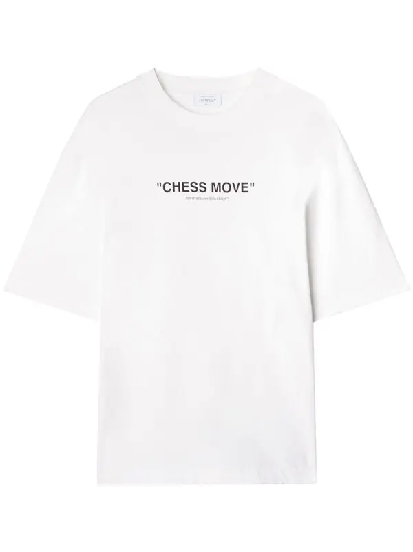 Off-White Chess Move Short-sleeve T-shirt - White