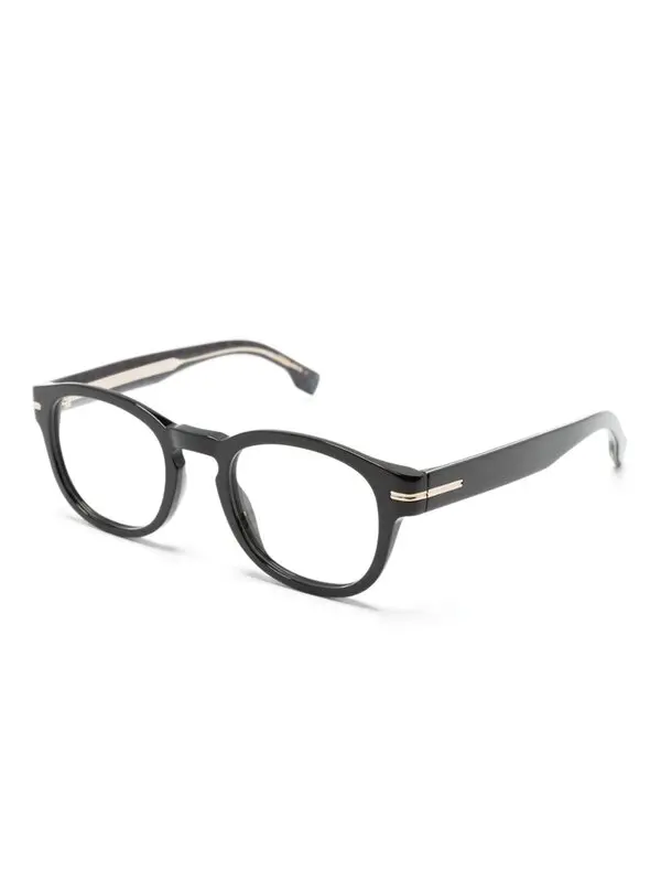 BOSS Round Frame Eyeglasses