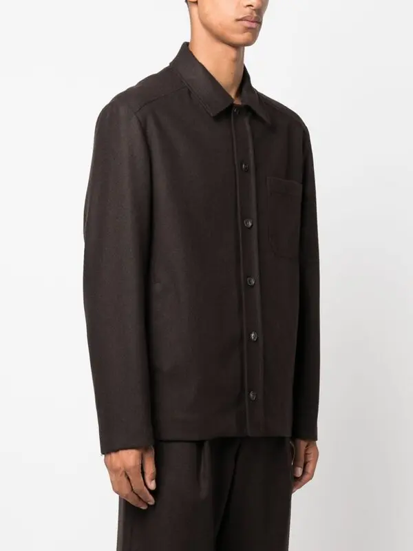 A.p.c. Button-up Wool-blend Jacket
