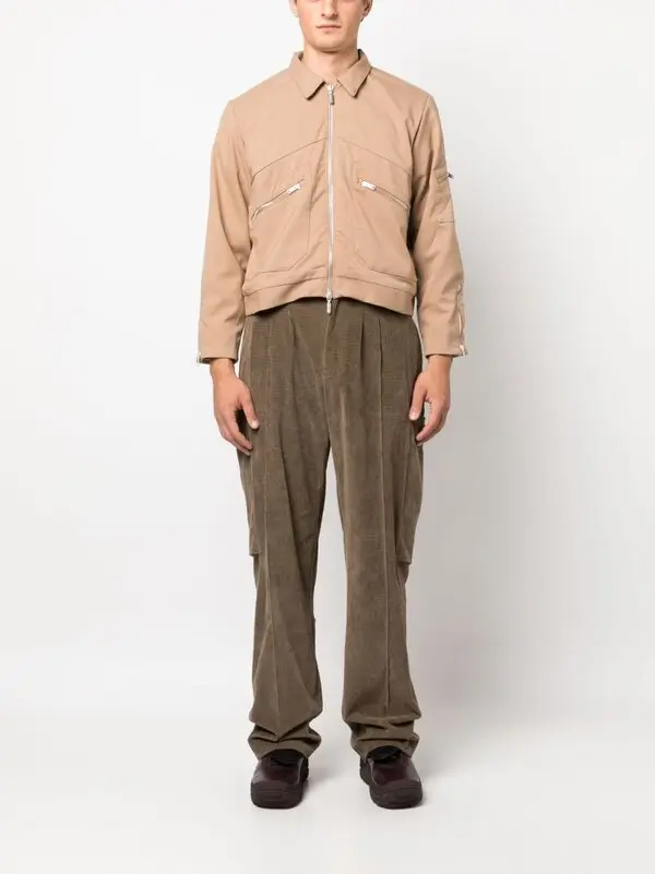 Rhude Sambac Bomber Jacket - Brown