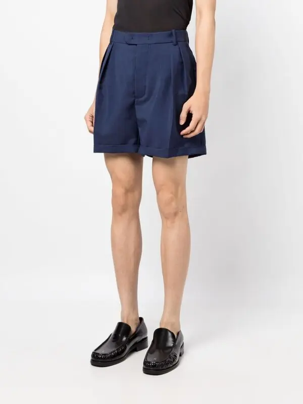Bally Pleated Twill Tailored Shorts