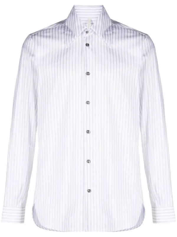 SUNFLOWER Please Striped Cotton Shirt