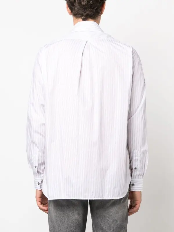 SUNFLOWER Please Striped Cotton Shirt