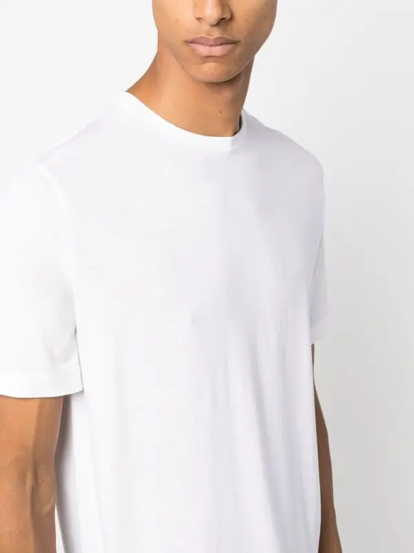 LARDINI Short-sleeved Wool T-shirt