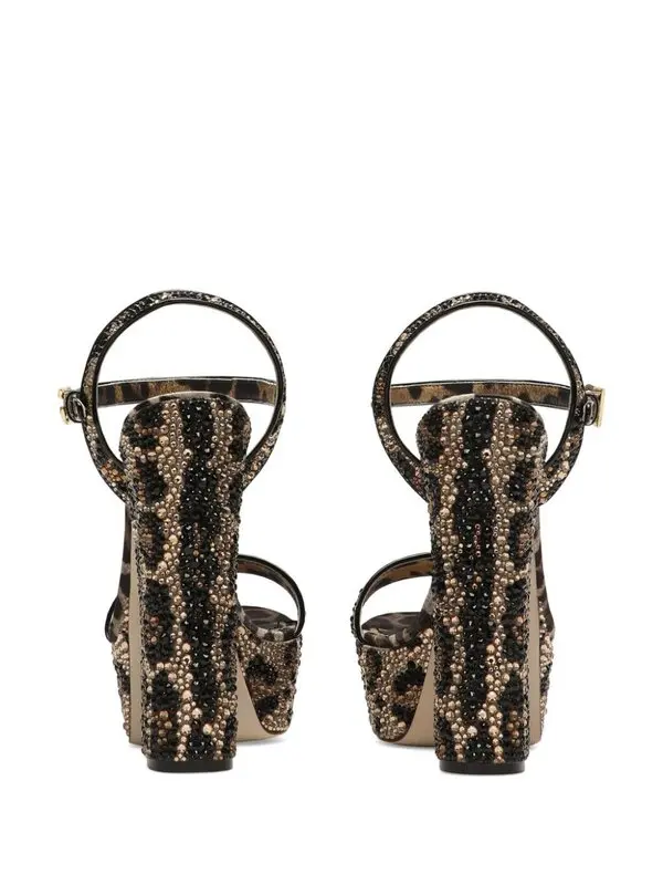 Dolce & Gabbana Leopard-print Platform Sandals