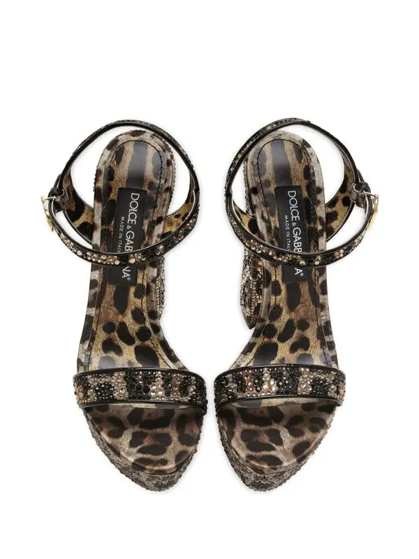 Dolce & Gabbana Leopard-print Platform Sandals