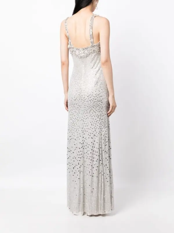 Jenny Packham Calypso Crystal-embellished Gown