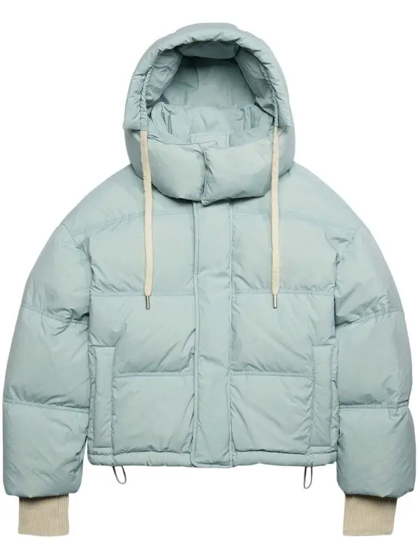 Ami Logo-appliqué Puffer Jacket