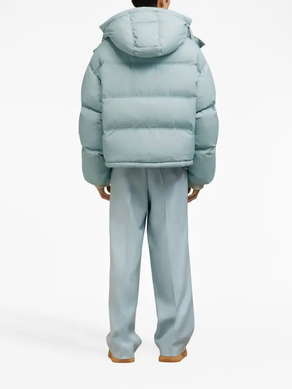 Ami Logo-appliqué Puffer Jacket