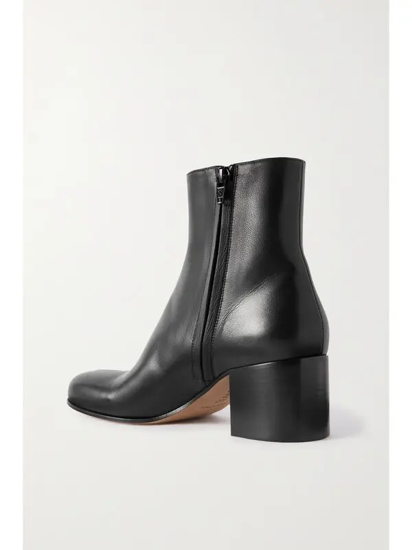 Loewe Terra Leather Ankle Boots