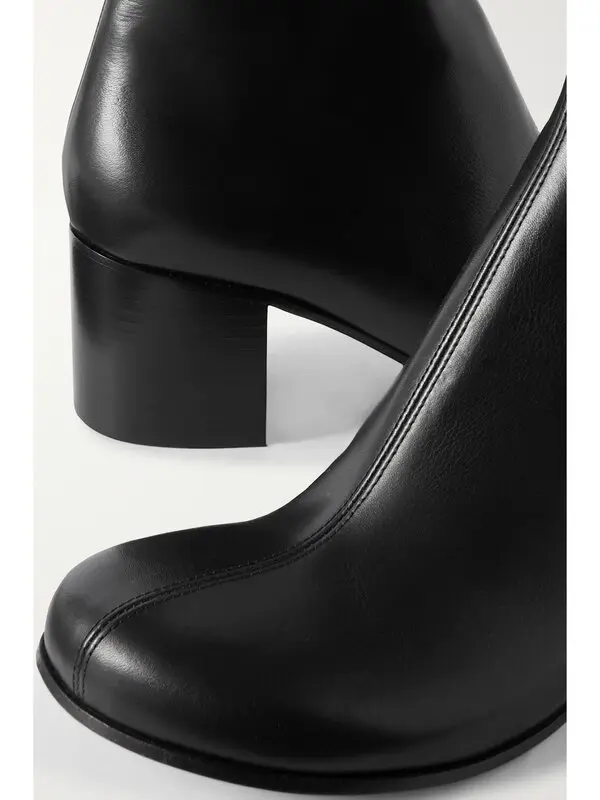Loewe Terra Leather Ankle Boots