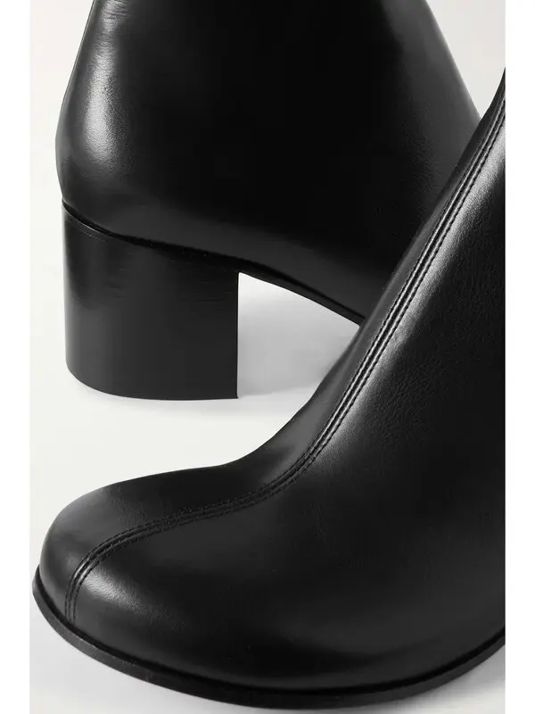 Loewe Terra Leather Ankle Boots
