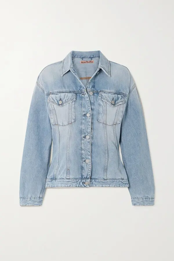 Acne Studios Net Sustain Organic Denim Jacket