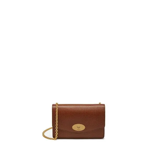 Mulberry Small Darley - Oak Two-tone Small Classic Grain