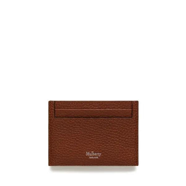 Mulberry Credit Card Slip - Oak Small Classic Grain