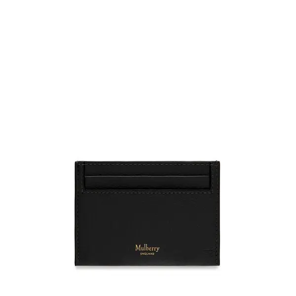 Mulberry Credit Card Slip - Black Small Classic Grain