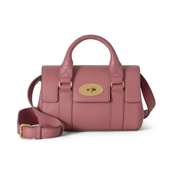 Mulberry Mini Bayswater - Pink Scrumpy Small Classic Grain