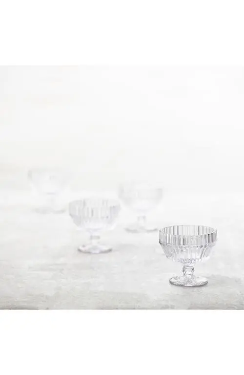 FORTESSA Archie Set Of 6 Footed Dessert Bowls